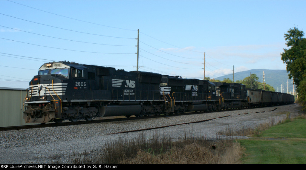 NS 2605 on coal train 746 on the ex-VGN at McClelland Rd